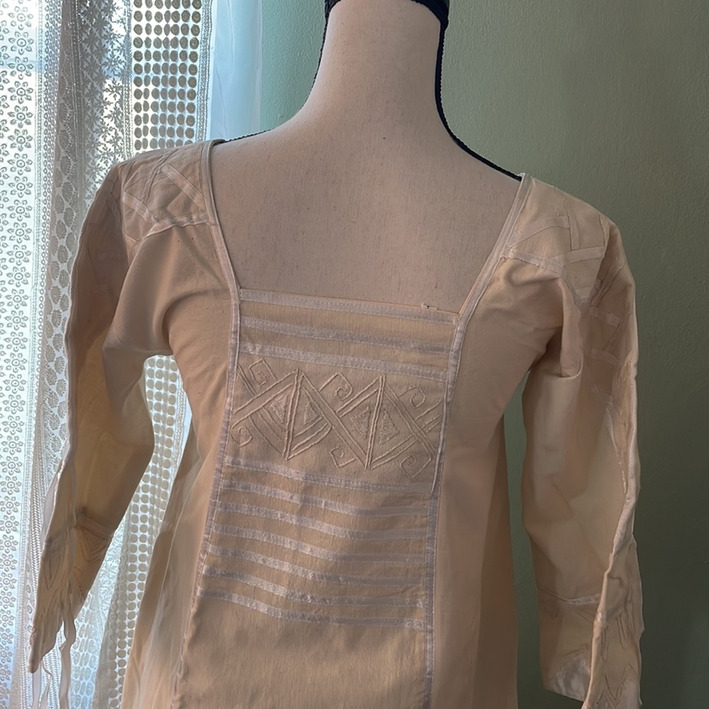 [Vintage] Josefa For Anna Villa 1970's Handmade Cotto… - Gem